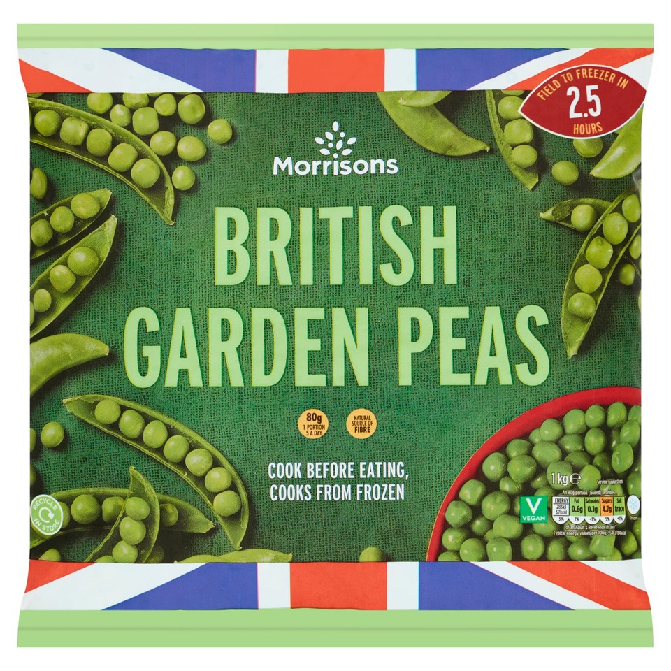 Morrisons Garden Peas 1kg - Morrisons Online Groceries & Offers