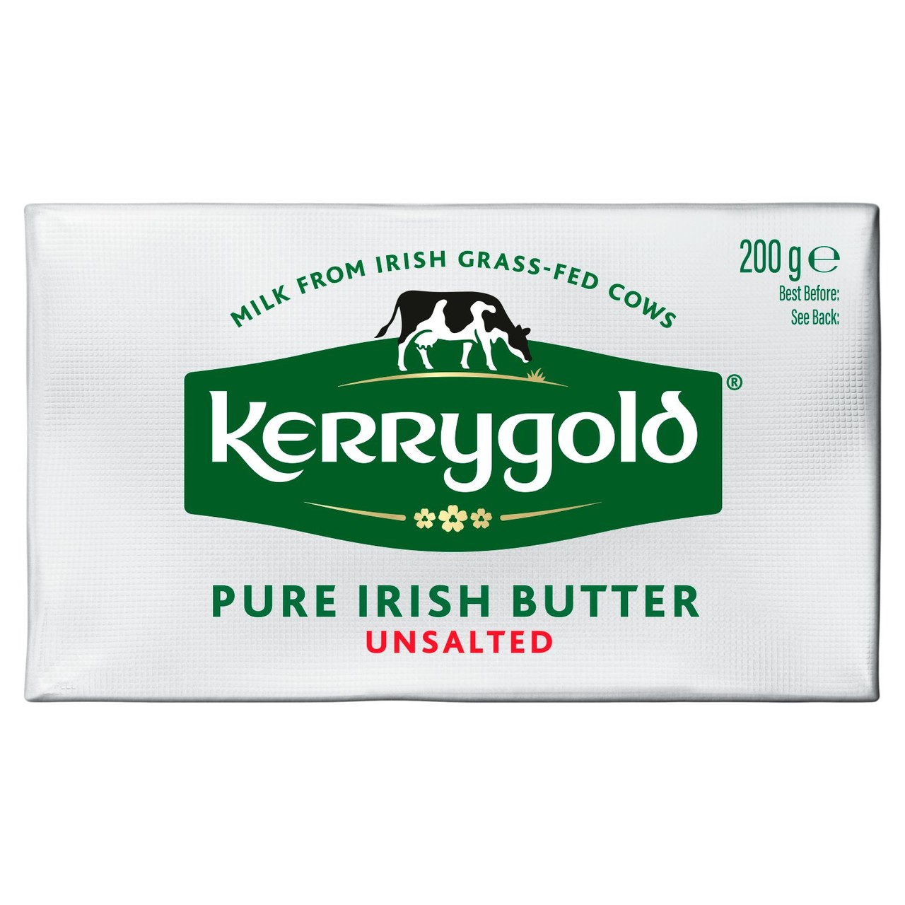 Kerrygold Pure Irish Butter Unsalted 200g - Morrisons Online Groceries ...