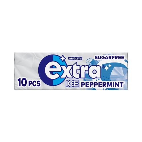 Wrigley's Extra Ice Peppermint Sugar Free Chewing Gum 14g - Morrisons ...