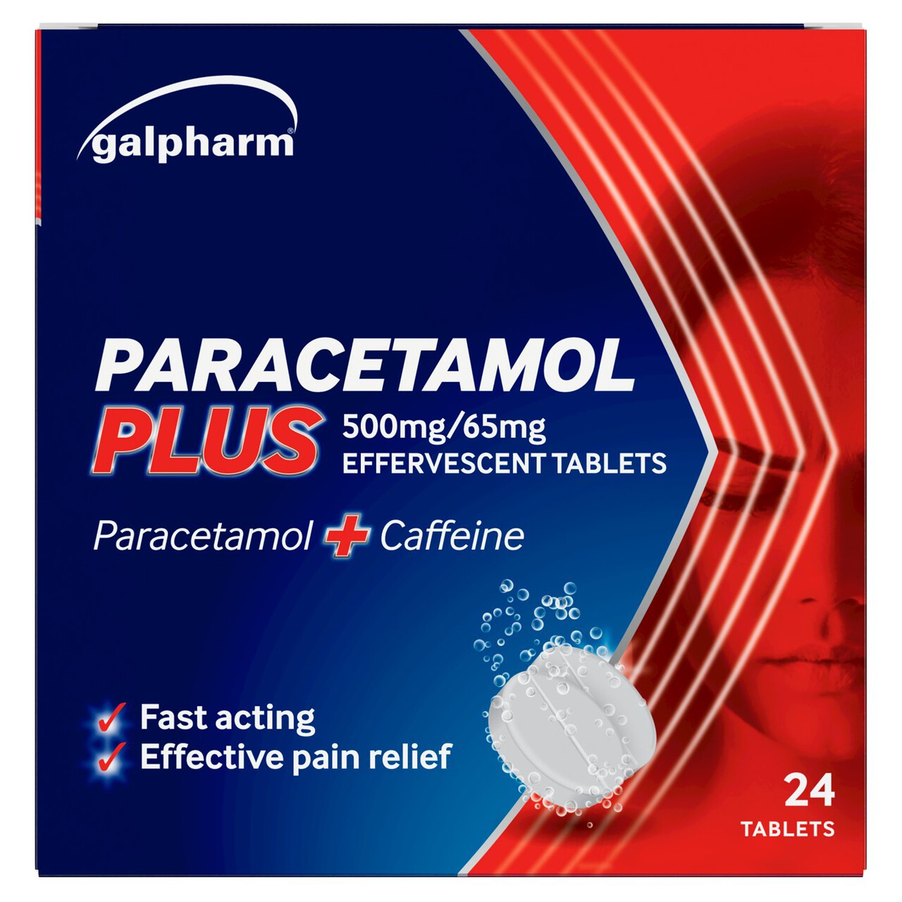 Galpharm Paracetamol Plus 500mg/65mg - Morrisons Online Groceries & Offers