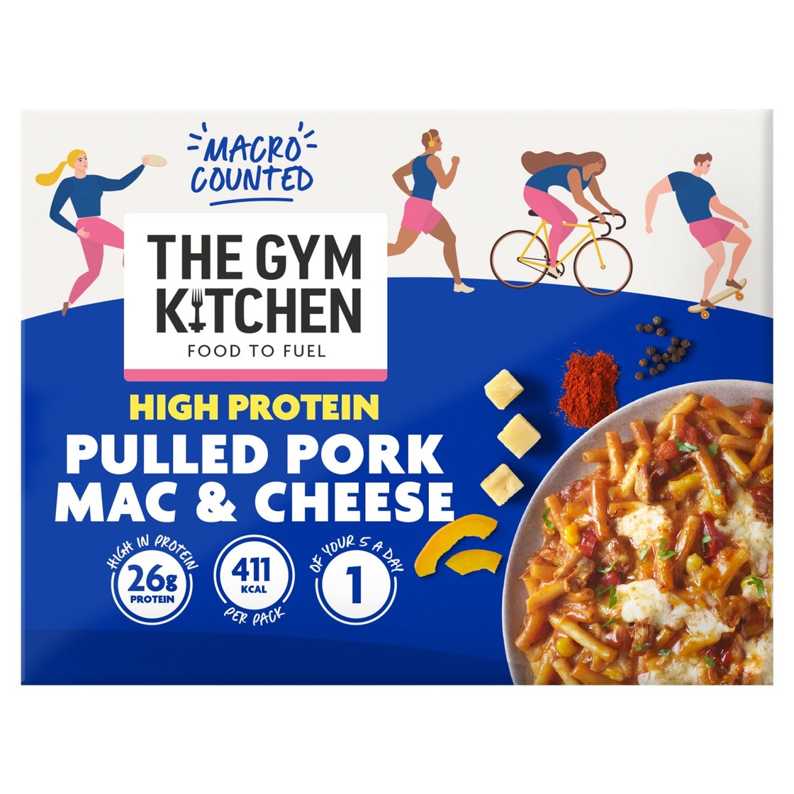 The Gym Kitchen Pulled Pork Mac & Cheese 400g - Morrisons Online ...