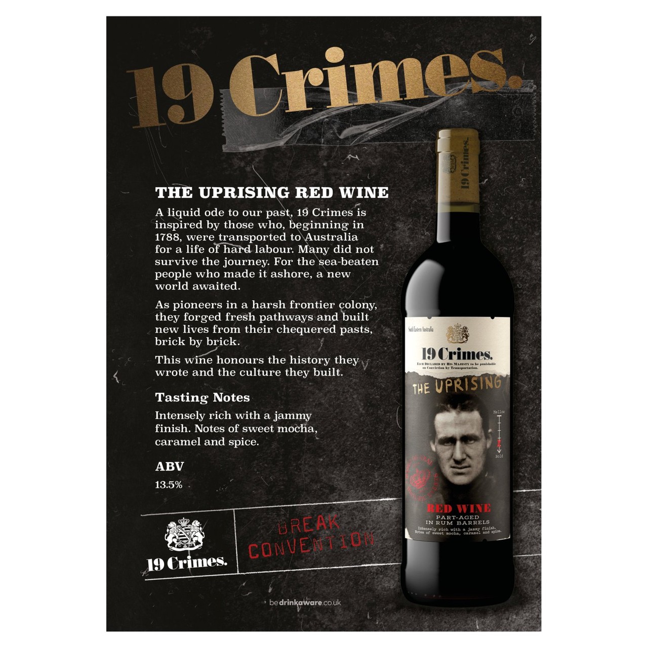 19 Crimes The Uprising Red Wine - Morrisons Online Groceries & Offers