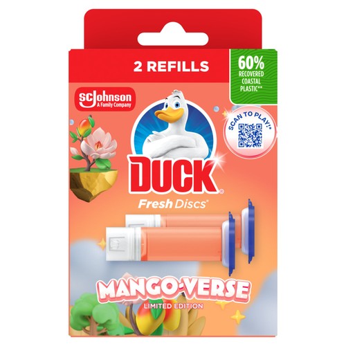Duck Fresh Disc Twin Refill Mango-Verse - Morrisons Online Groceries ...