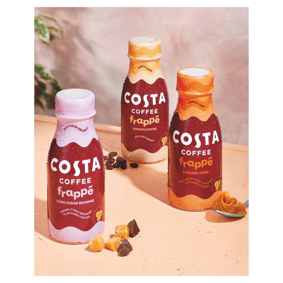 Costa Coffee Frappe Caramel Swirl 250ml - Morrisons Online Groceries ...