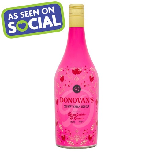 Donovan's Strawberries & Cream Country Cream Liqueur 70CL - Morrisons ...