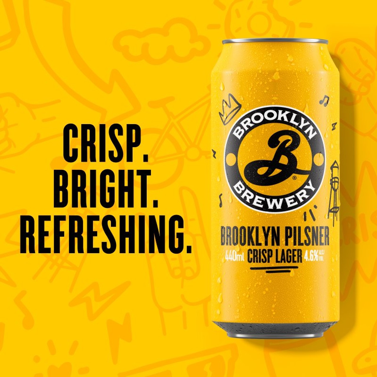 Brooklyn Pilsner Lager Beer Cans - Morrisons Online Groceries & Offers