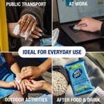 Wet Ones Be Fresh 12 Antibacterial Hand & Body Wipes - Morrisons Online ...