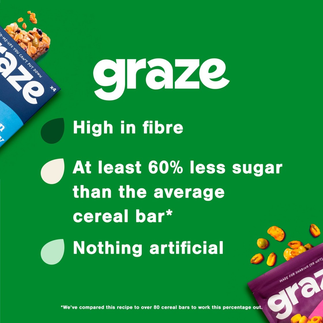 Graze Sticky Toffee Oat Boost Flapjack Snack Bars 4 x 30g - Morrisons ...
