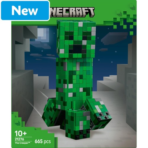 LEGO Minecraft The Creeper Figure Building Toy 21276 - Morrisons Online ...