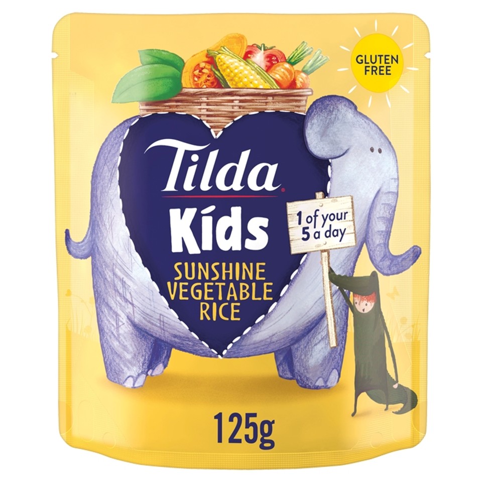 Tilda Kids Sunshine Vegetable Rice - Morrisons Online Groceries & Offers