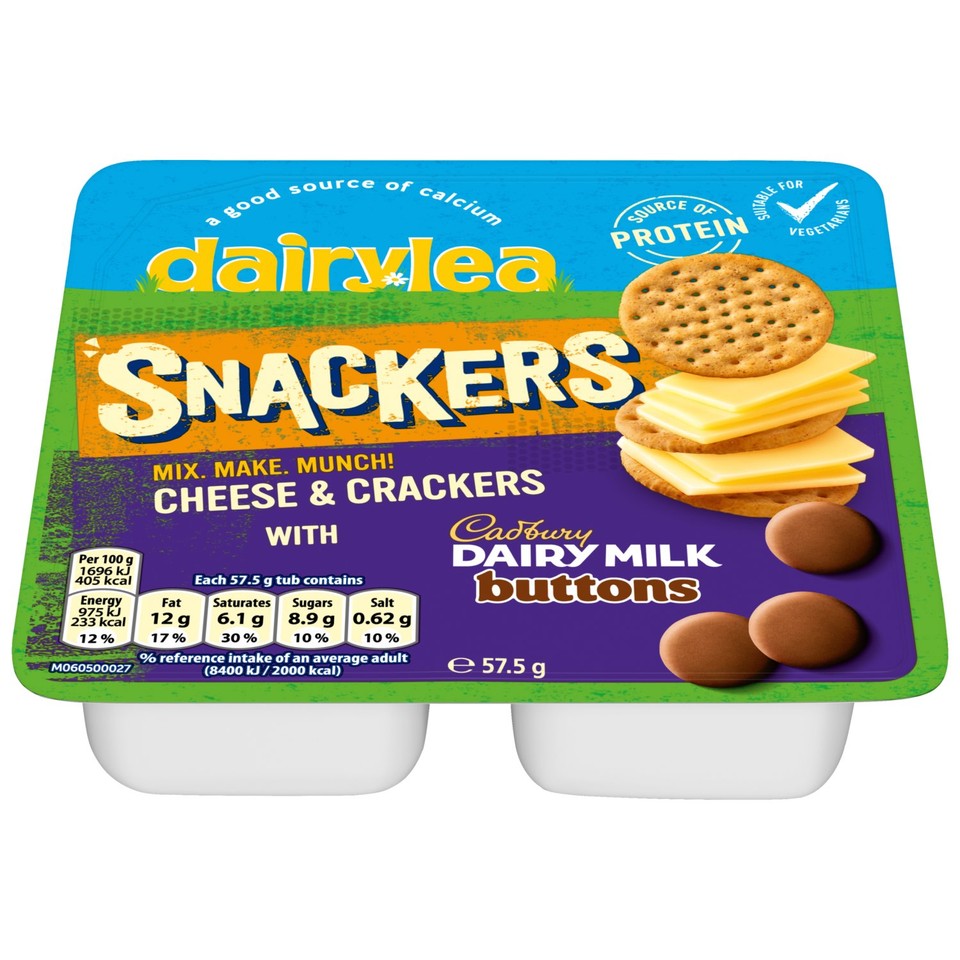 Dairylea Snackers Cheese & Crackers with Buttons 57.5g - Morrisons ...