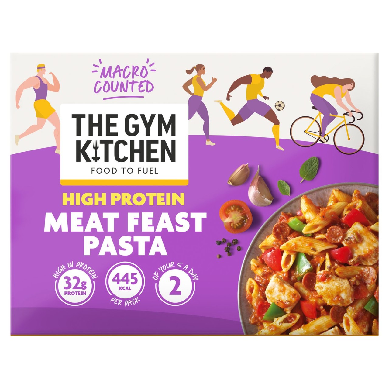 The Gym Kitchen Meat Feast Pasta - Morrisons Online Groceries & Offers