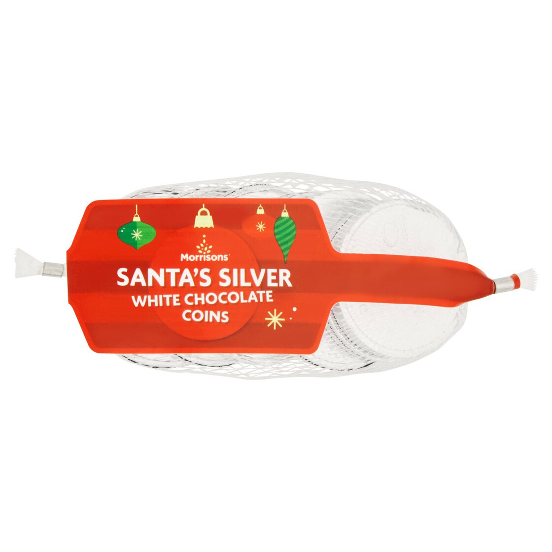 Morrisons Santa's Silver White Chocolate Coins 62g - Morrisons Online ...