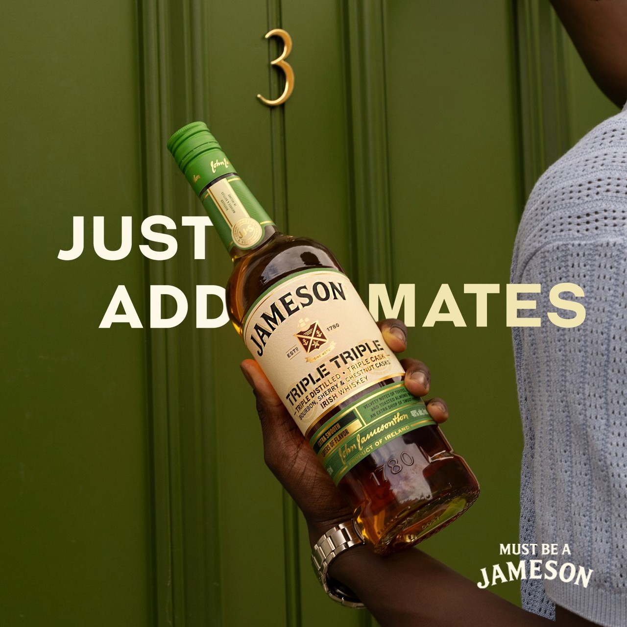 Jameson Triple Triple Blended Irish Whiskey (Abv 40%) 70cl - Morrisons ...