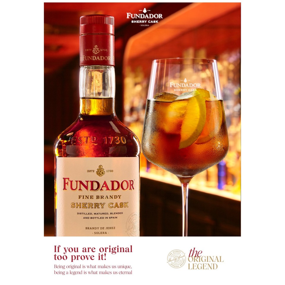 Fundador Fine Brandy Sherry Cask 1L - Morrisons Online Groceries & Offers