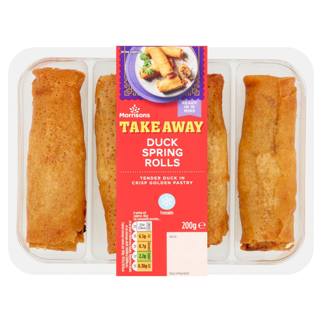 Morrisons Duck Spring Rolls - Morrisons Online Groceries & Offers