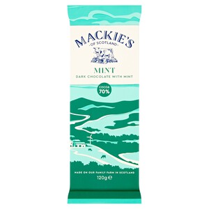 Mackie's Dark Chocolate With Mint - Morrisons Online Groceries & Offers