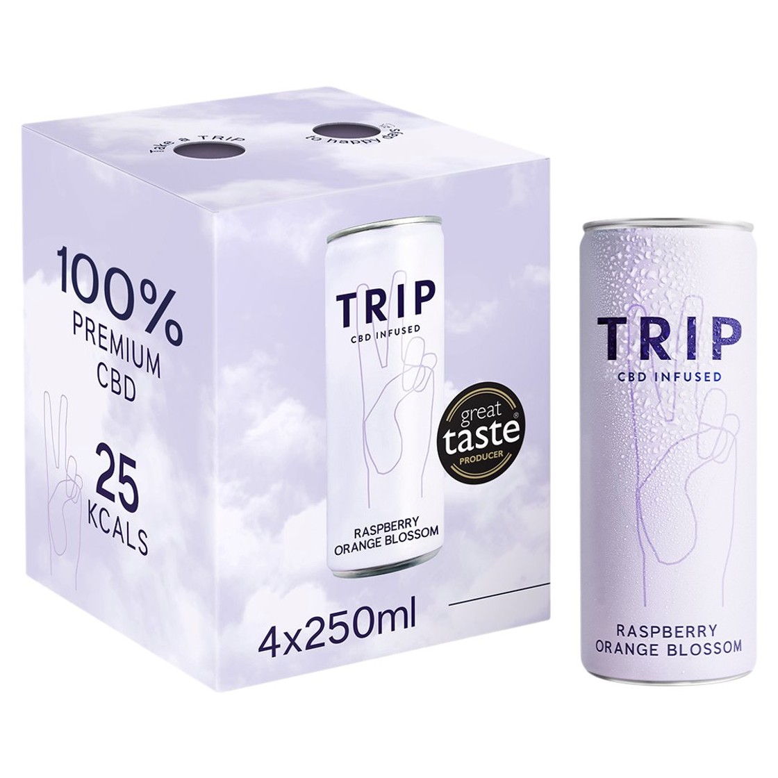 Trip CBD Infused Raspberry Orange Blossom - Morrisons Online Groceries ...