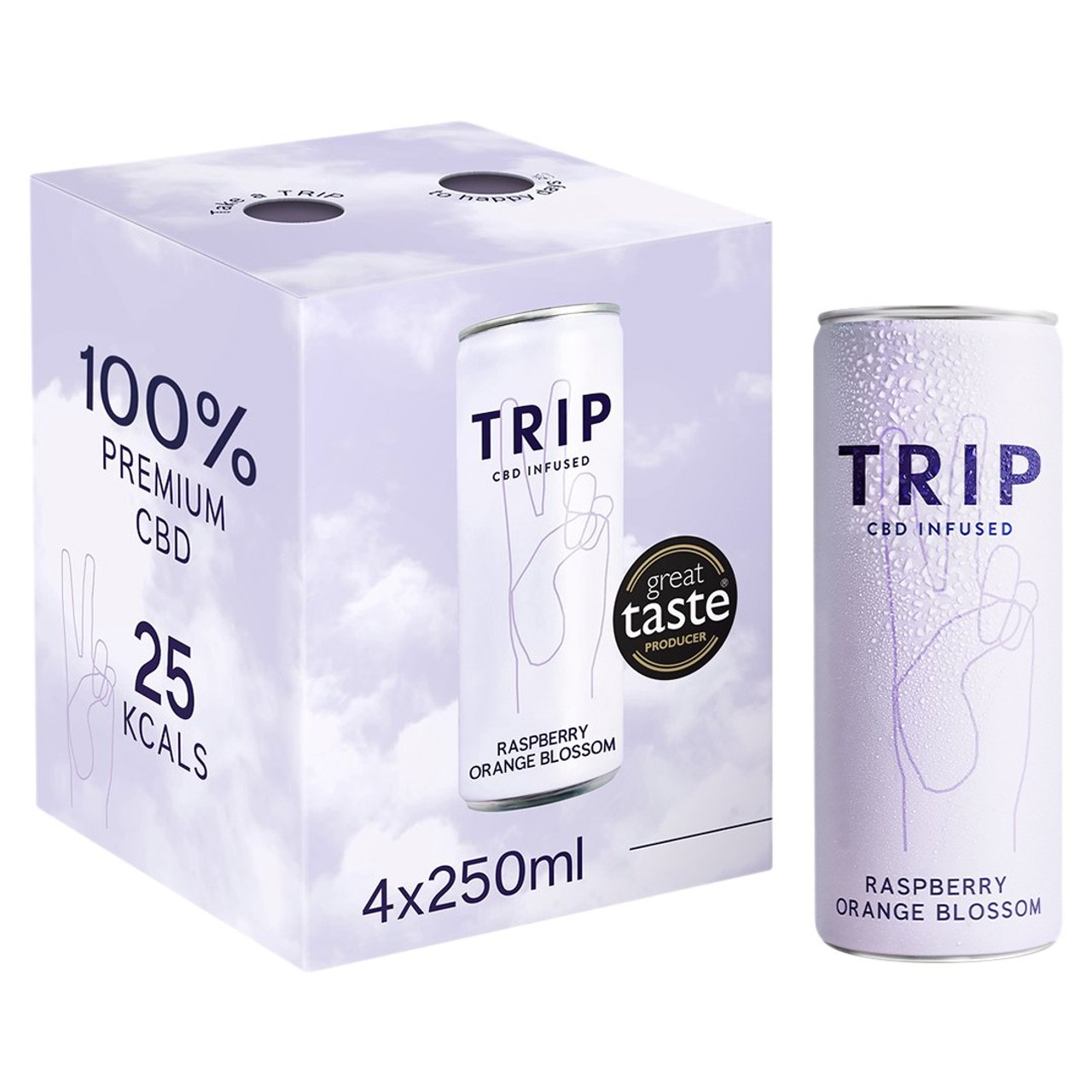 Trip CBD Infused Raspberry Orange Blossom - Morrisons Online Groceries ...