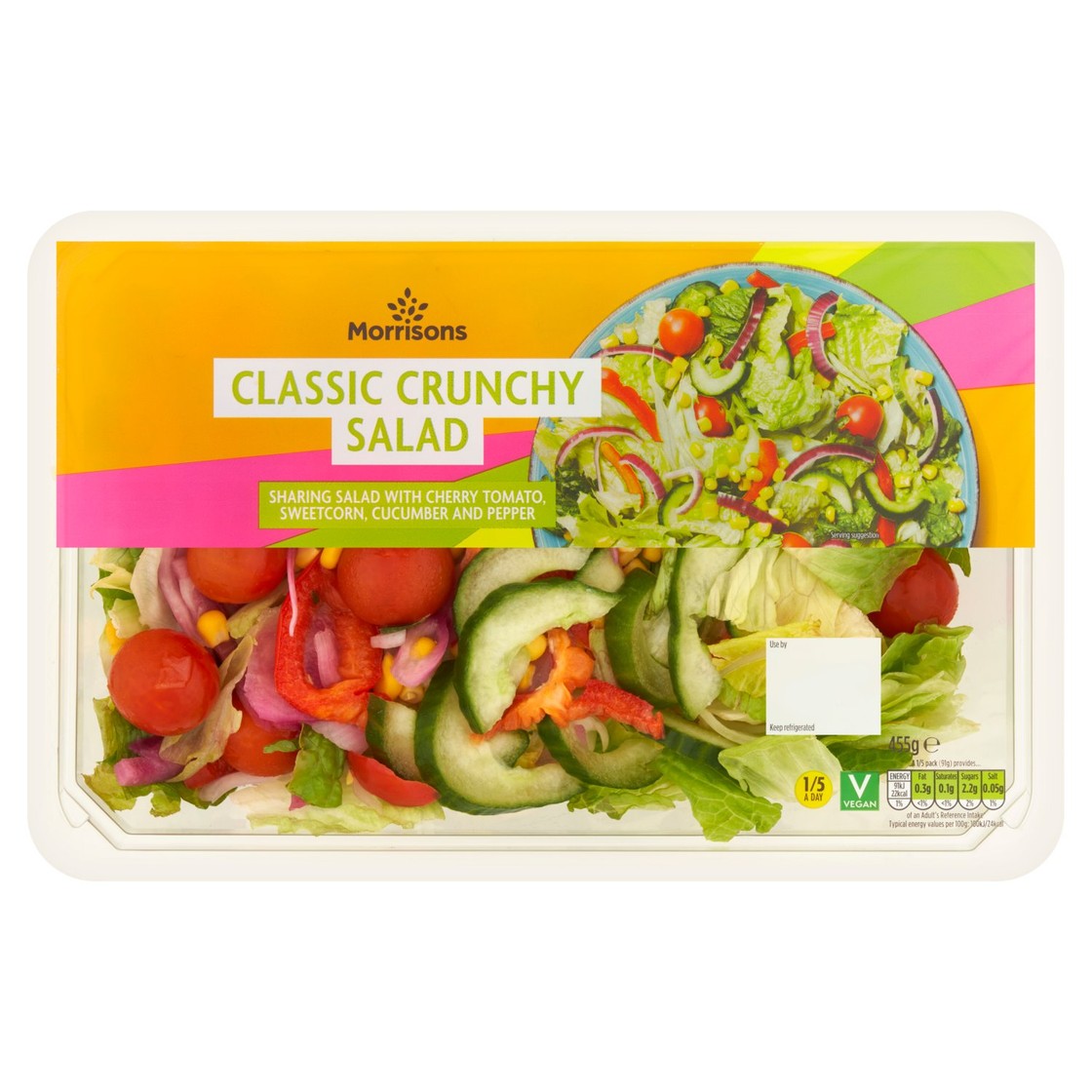 Morrisons Classic Crunchy Salad 455g - Morrisons Online Groceries & Offers