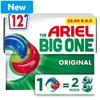 Ariel The Big One Pods Original Washing Liquid Capsules 12 Washes ...
