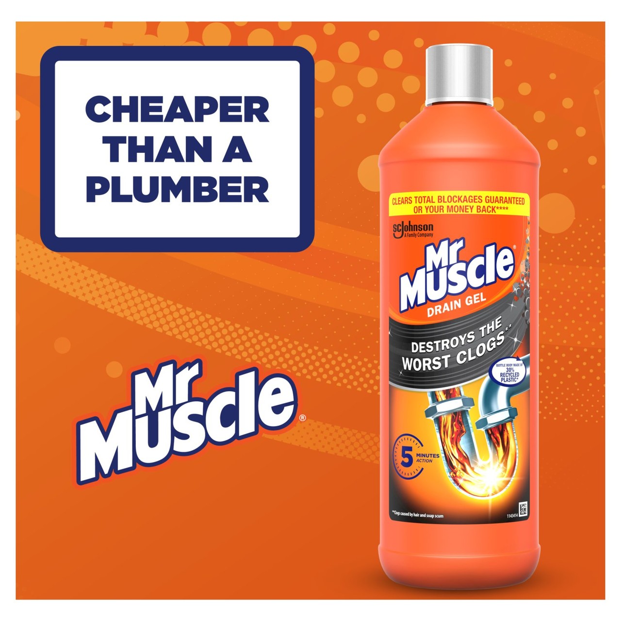 Mr Muscle Drain Max Unblocker - Morrisons Online Groceries & Offers