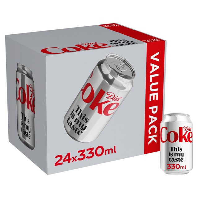 Diet Coke 24 x 330ml - Morrisons Online Groceries & Offers