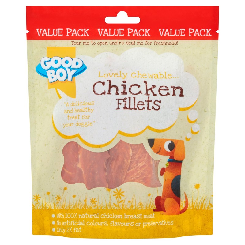 Good Boy Chicken Fillets Dog Treats - Morrisons Online Groceries & Offers