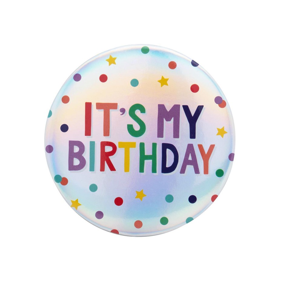Nutmeg It's My Birthday Badge Unisex - Morrisons Online Groceries & Offers