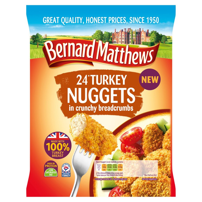 Bernard Matthews 24 Breaded Turkey Nuggets - Morrisons Online Groceries & Offers