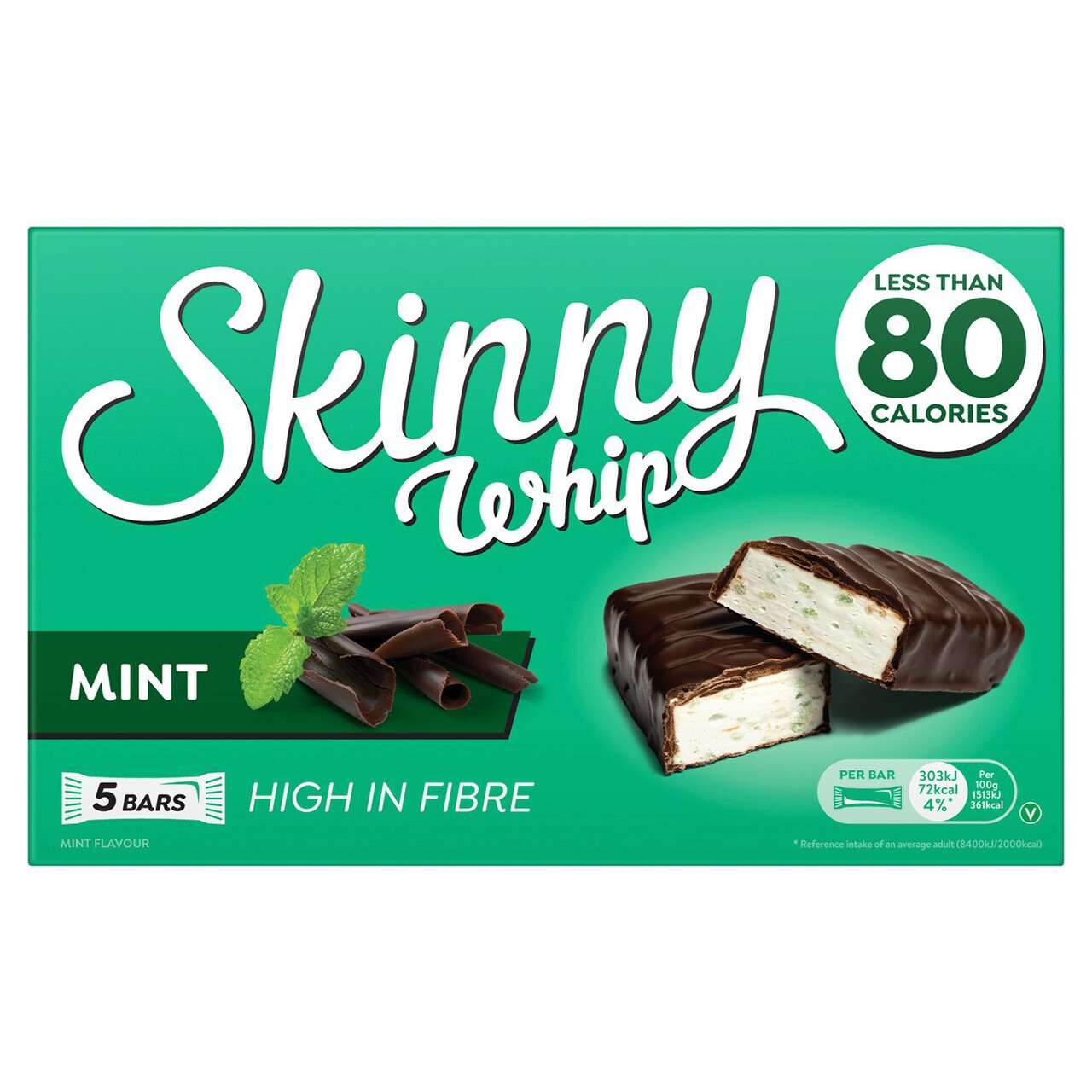 Skinny Whip Mint & Dark Chocolate Bars - Morrisons Online Groceries ...