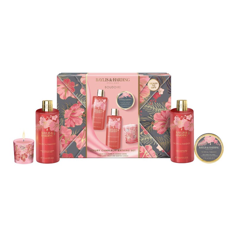 Baylis & Harding Boudoire Gift Wrapped Candlelit Gift Set - Morrisons ...