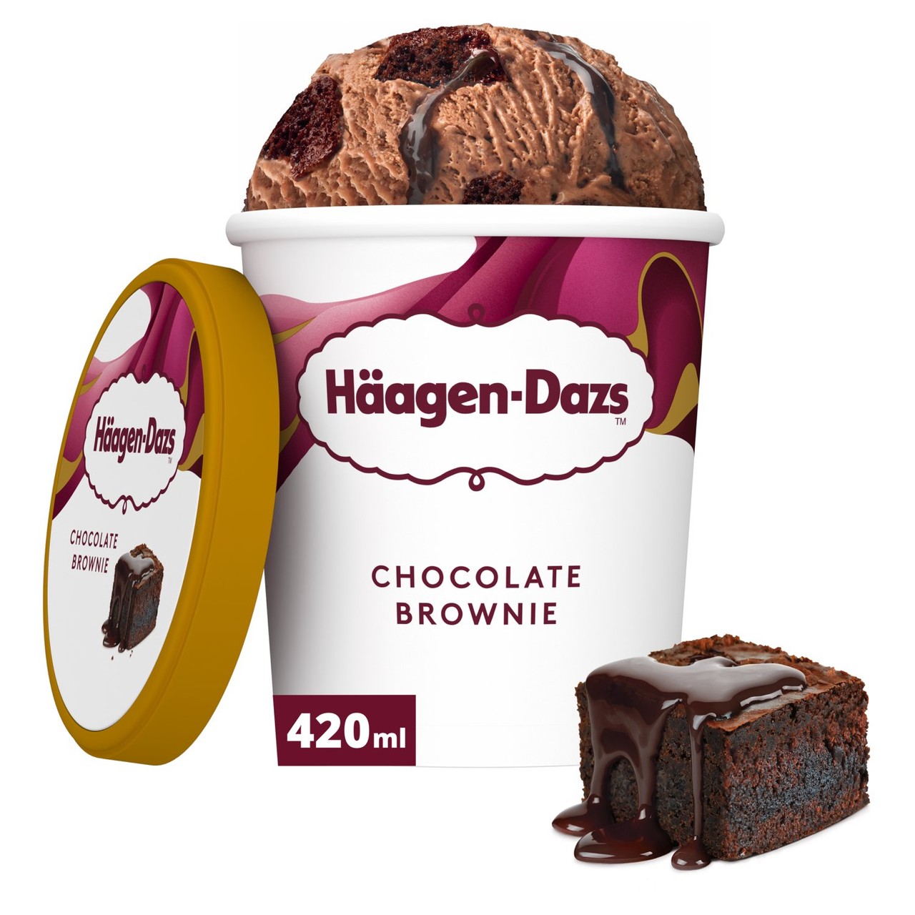 Haagen-Dazs Pint Chocolate Brownie - Morrisons Online Groceries & Offers