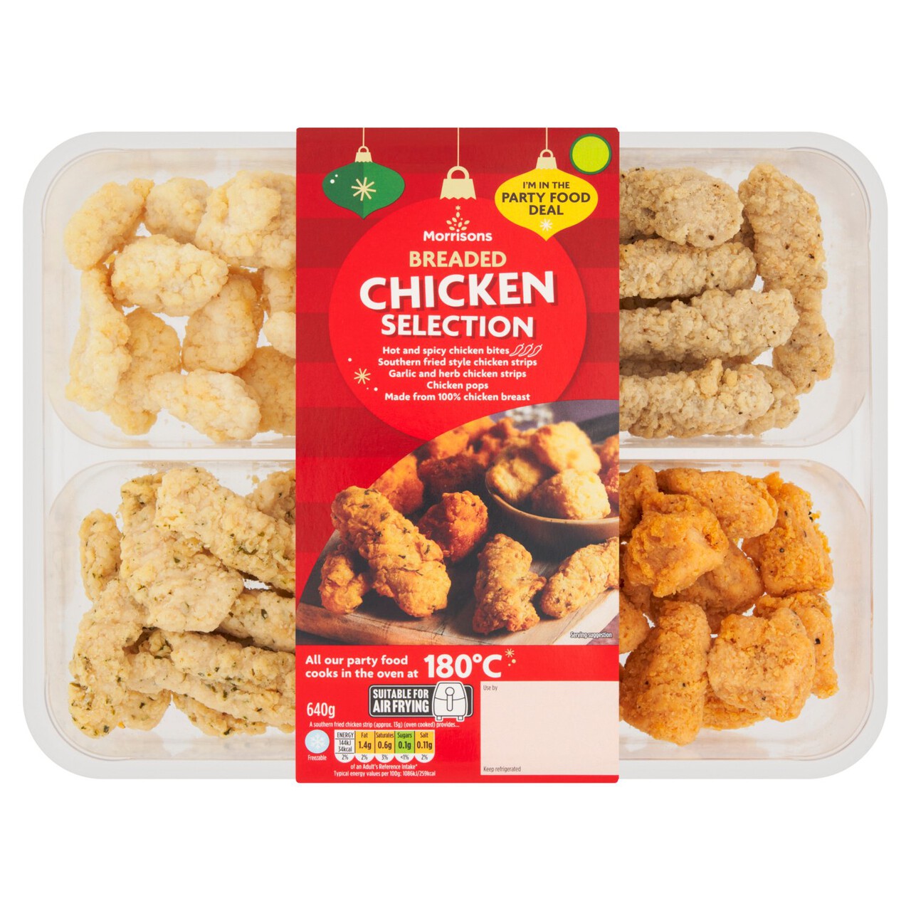 Morrisons Breaded Chicken Selection 640g - Morrisons Online Groceries ...