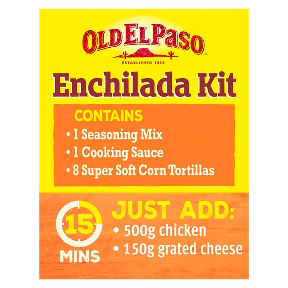 Old El Paso Cheesy Baked Enchilada Dinner Kit - Morrisons Online ...