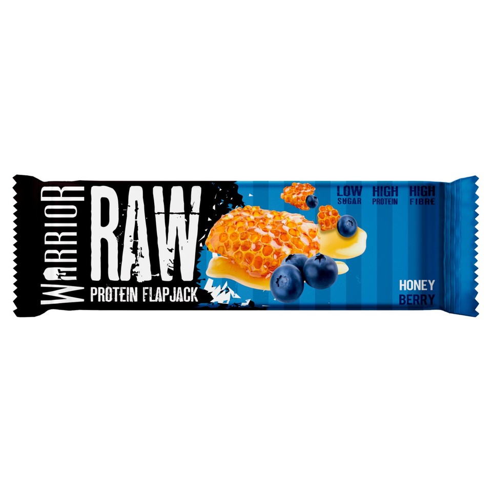 Warrior Raw Protein Flapjack Honey Berry 75g - Morrisons Online ...
