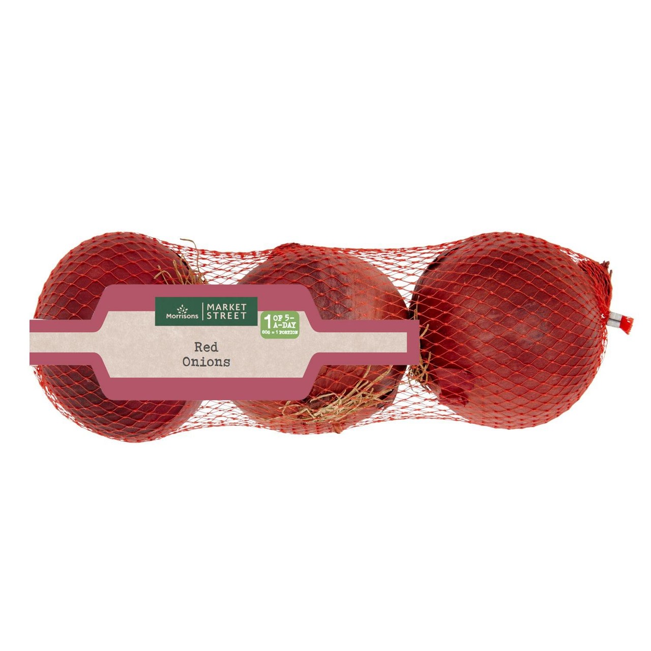 Morrisons Red Onions 3 Pack - Morrisons Online Groceries & Offers