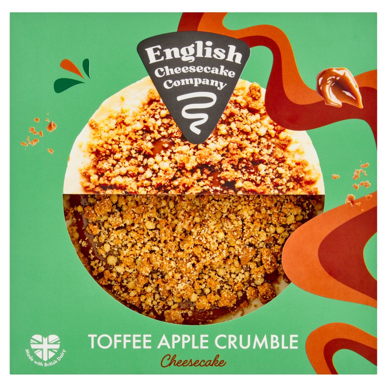 English Cheesecake Company Toffee Apple Crumble Cheesecake 484g ...
