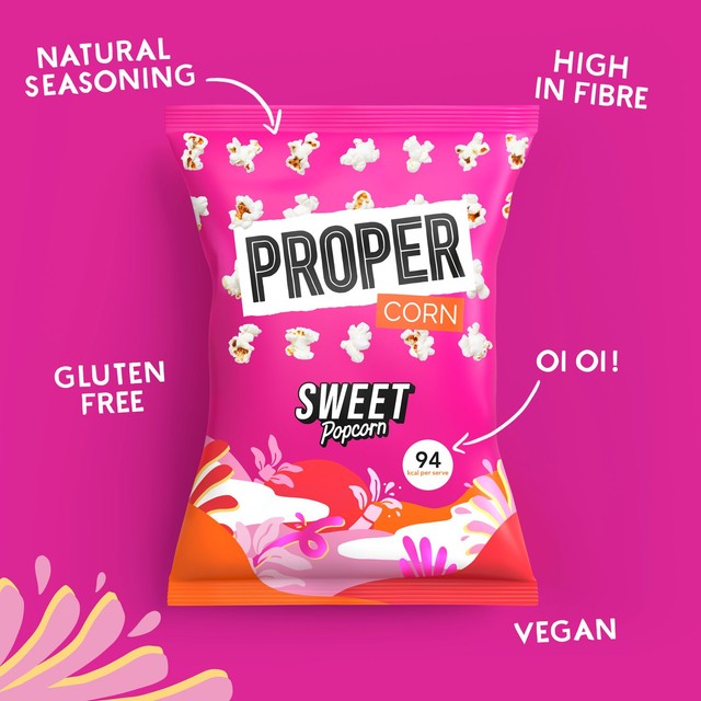 Proper Corn Sweet Popcorn 90g - Morrisons Online Groceries & Offers