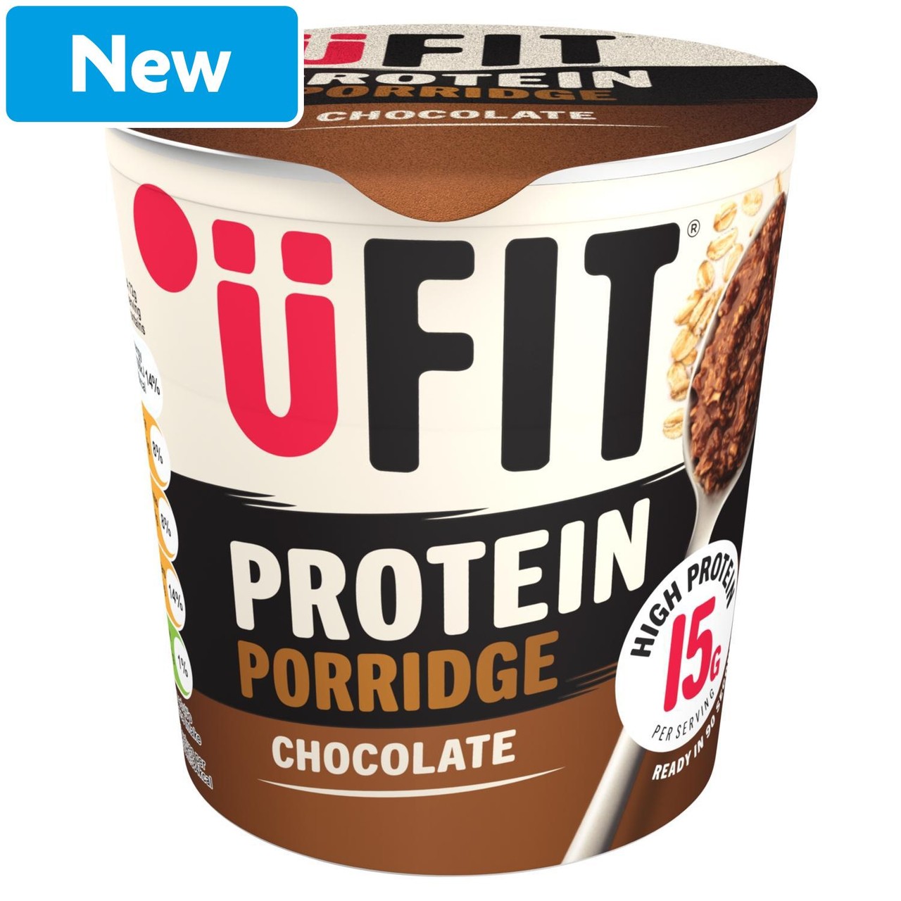 UFIT Protein Chocolate Porridge Pot 72g - Morrisons Online Groceries ...