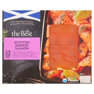 Morrisons The Best Strong & Intense Smoked Scottish Salmon 100g ...