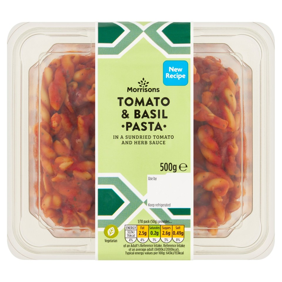 Morrisons Tomato & Basil Pasta - Morrisons Online Groceries & Offers