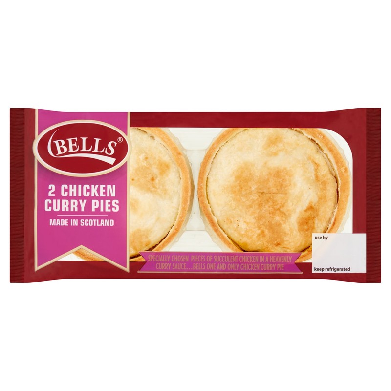 Bells 2 Chicken Curry Pies - Morrisons Online Groceries & Offers