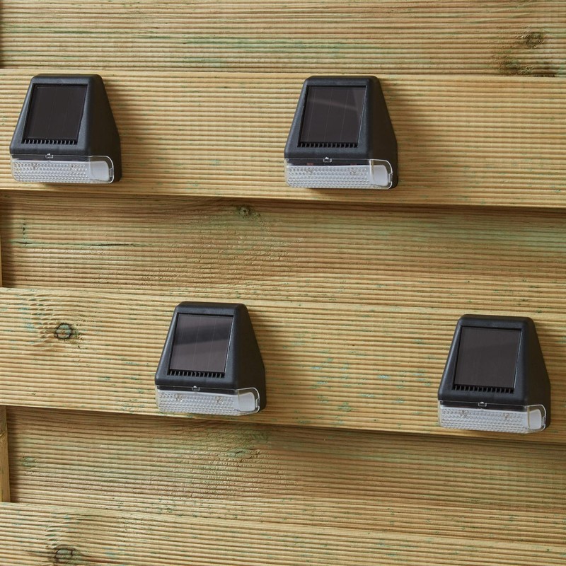 Morrisons Wall, Fence & Post Lights 4 Pack - Morrisons Online Groceries ...