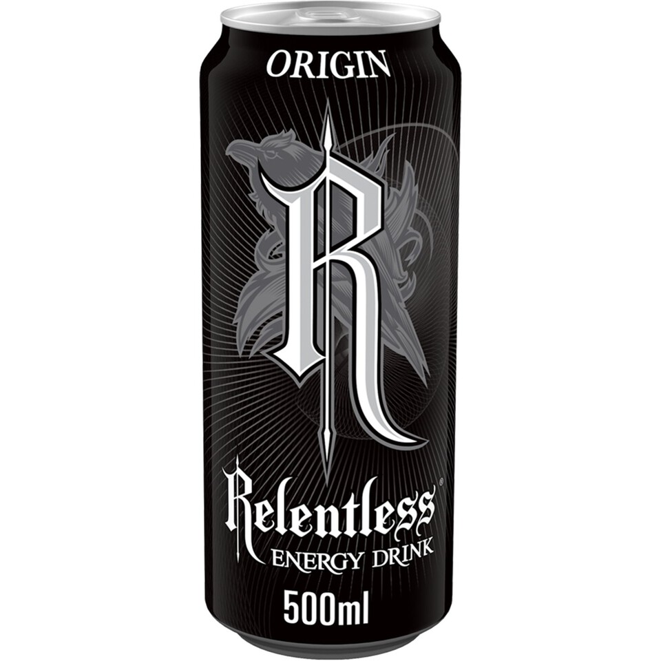 Relentless Origin Energy Drink - Morrisons Online Groceries & Offers