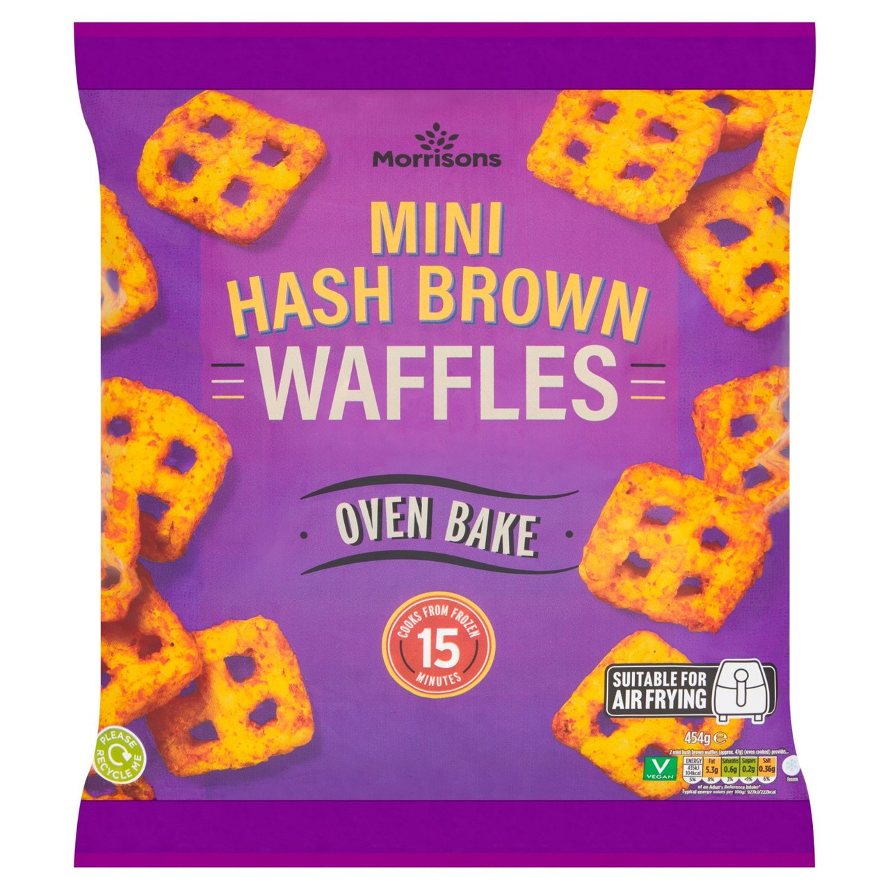 Morrisons Mini Hash Brown Waffles - Morrisons Online Groceries & Offers