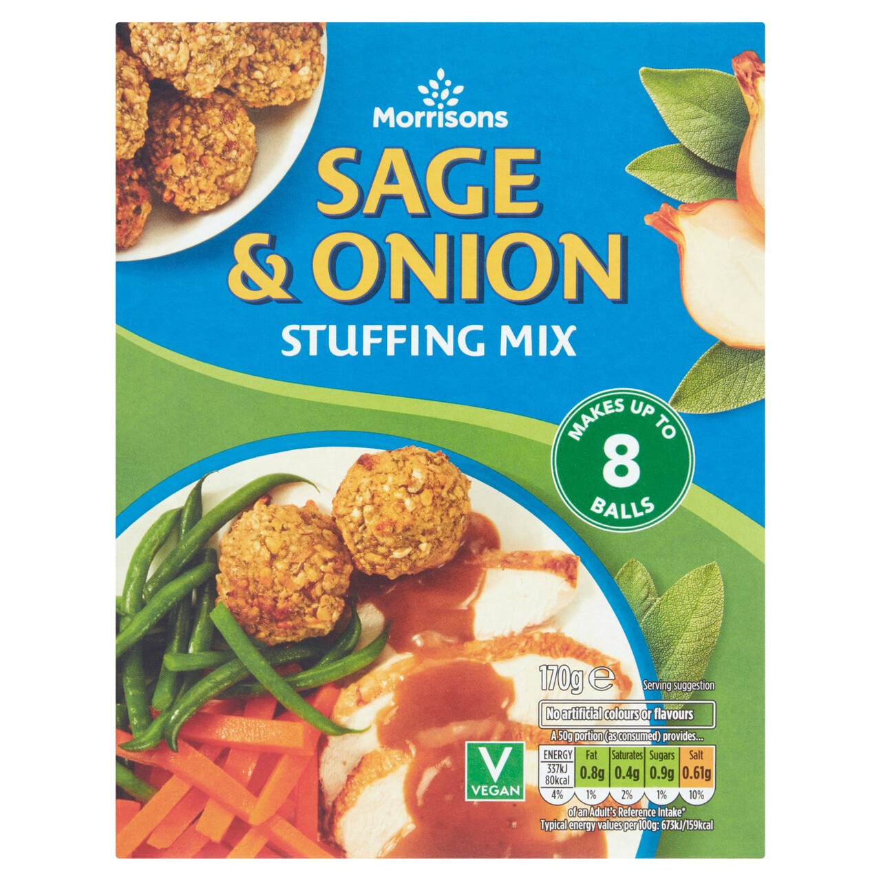 Morrisons Sage & Onion Stuffing Mix - Morrisons Online Groceries & Offers