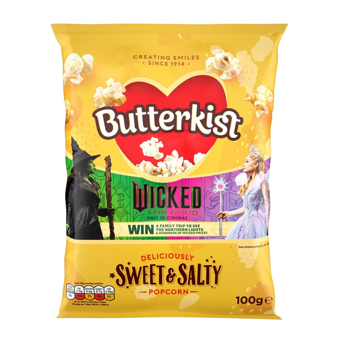 Butterkist Delicious Sweet & Salted Popcorn - Morrisons Online ...