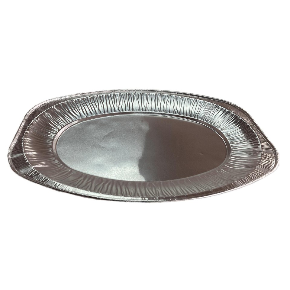 Nutmeg Home Oval Silver Foil Tray - Morrisons Online Groceries & Offers