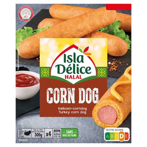Isla Delice Halal Corn Dog - Morrisons Online Groceries & Offers